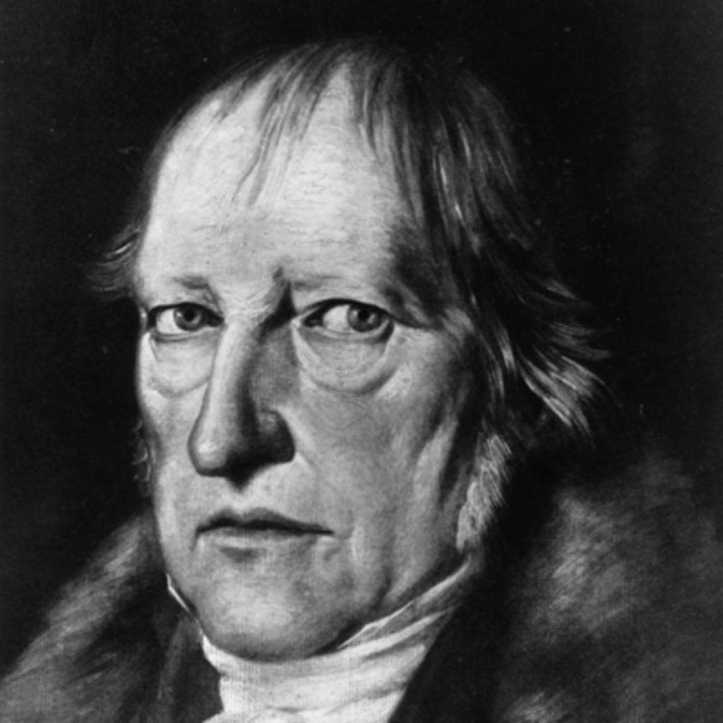 Portrait Georg Wilhelm Friedrich Hegel | phrase philosophique