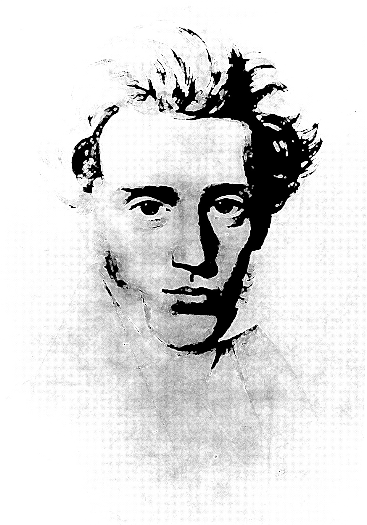 Portrait Soren Kierkegaard | phrase philosophique